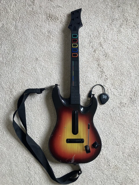 GUITAR HERO WIRELESS Controller PS3 World Tour with compatible dongle ...