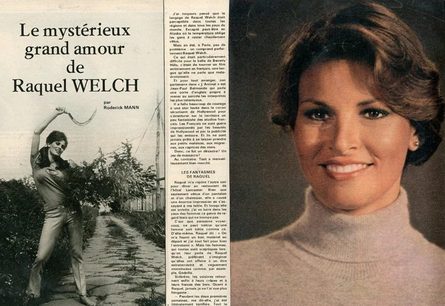 COUPURE DE PRESSE Clipping 1973 Raquel Welch (4 pages) EUR 5,00 ...