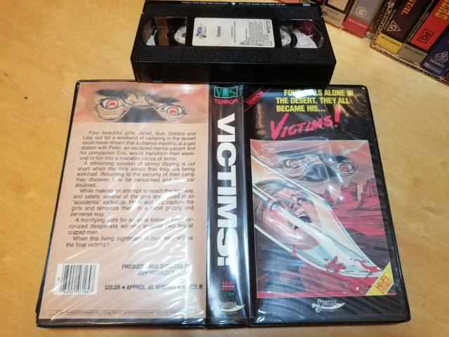 VICTIMS! 1985 - RARE Scimitar Entertainment Original VHS Issue - HORROR/SLASHER! $99.95 ...