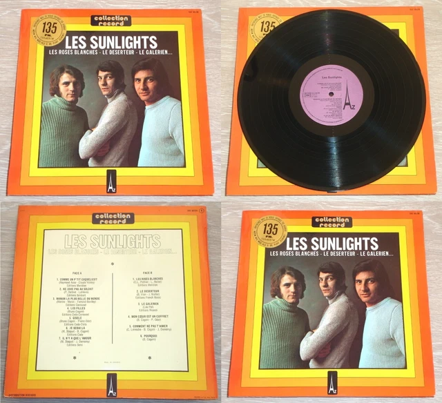 LES SUNLIGHTS-LP-COLL. RECORD Az-Ne Joue Pas Au Soldat-Le Déserteur-Le ...