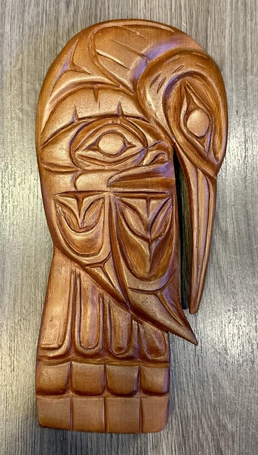 ABORIGINAL CARVING OF a Raven by Don Sampson $165.00 - PicClick CA