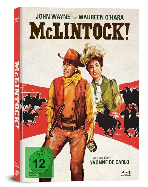 MCLINTOCK! (1963)[BLU-RAY & DVD Mediabook/Neu/OVP] John Wayne, Maureen O'Hara, EUR 27,99 ...