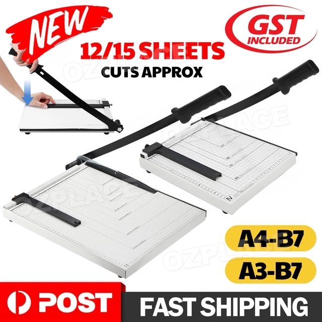 PREMIUM METAL PAPER Cutter A3 A4 B7 Photo Guillotine Page Trimmer ...