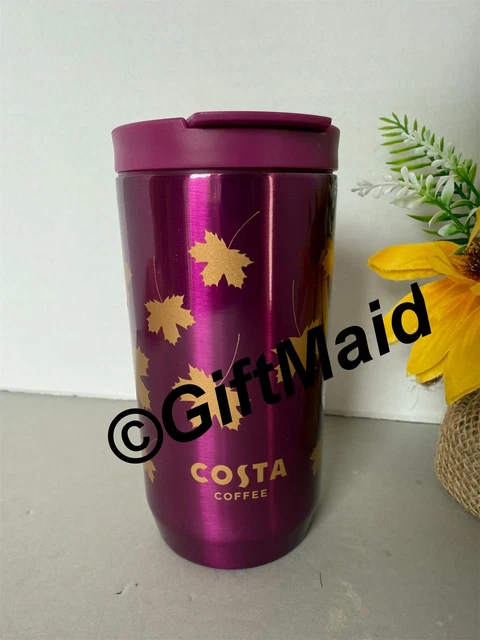 COSTA COFFEE - Limited Edition AUTUMN 2025 Travel Cup 12oz - MAPLE LEAF ...
