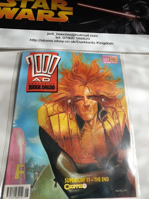 2000AD #665 PROG comic - Nice VFN+ clean - 10 February 1990 SuperSurf ...