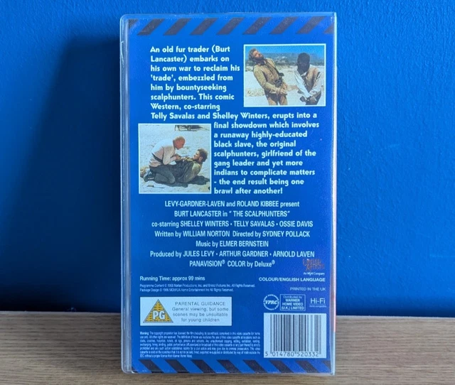 THE SCALPHUNTERS VHS- MGM - Burt Lancaster Video Tape PAL £2.75 ...