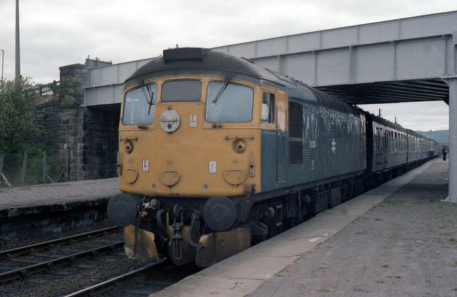 6X4 COLOUR RAILWAY photograph Class 26 26024 at Muir of Ord £1.00 ...
