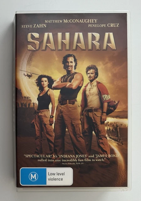 SAHARA [VHS] PARAMOUNT Big Box Ex-Rental Video Tape 2005 VGC $24.95 ...