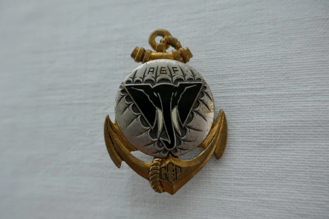 INSIGNE MILITAIRE GROUPE colonial commandos parachutistes AEF original ...