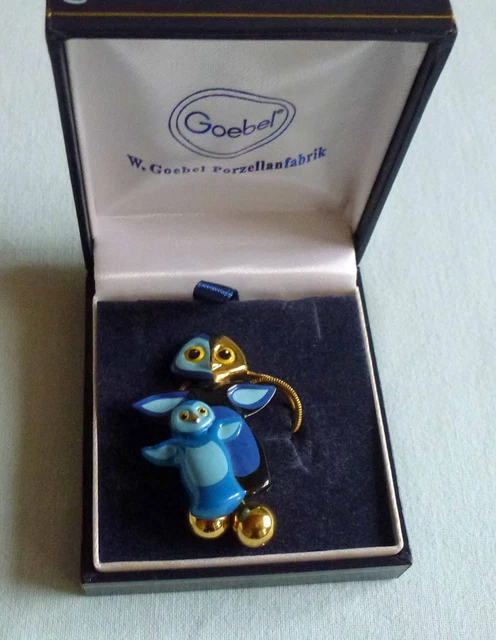 ROSINA WACHTMEISTER GOEBEL Kette golden Eule mit Kind Rarität wie neu! EUR 45,00 - PicClick DE