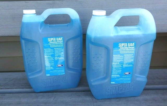 SSDC SUPER RAVE Restaurant Dishwashing Detergent ~ Case of 2 ~1 gall/ea ...