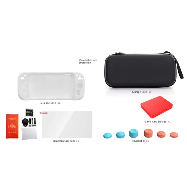 FOR NINTENDO SWITCH 2 Complete Kit with 10 Accessories and Protective ...