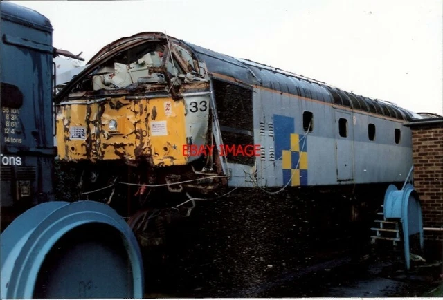 PHOTO CRASHED Br Class 33 Loco No 33064 (3) £1.80 - PicClick UK