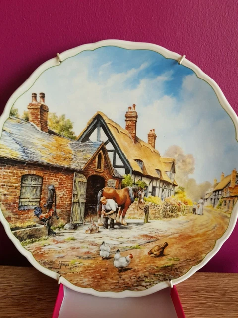 VINTAGE ROYAL DOULTON Plate "Village Life" Anthony Forster £4.00 ...