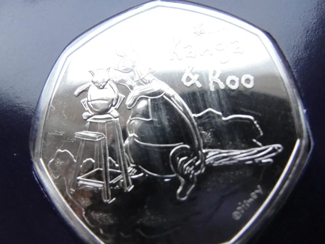 2022 KANGA AND Roo from Winnie the Pooh UK 50p BU Certified Coin. MINT QUALITY £12.99 - PicClick UK