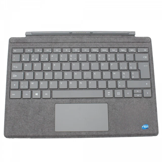 MICROSOFT ORIGINAL KEYBOARD Surface Pro 3 4 5 6 7 Azerty Layout ...