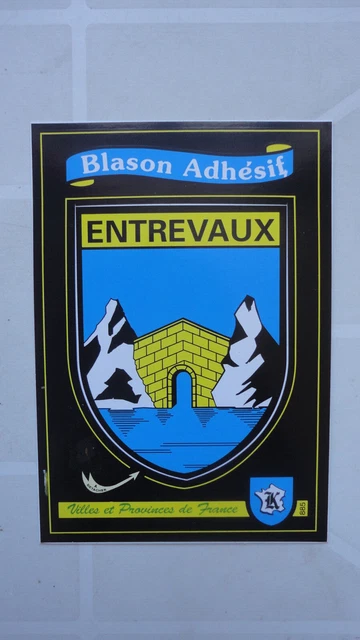 BLASON ADHESIF AUTOCOLLANT Entrevaux Villes Et Provinces De France EUR 5,50 - PicClick DE
