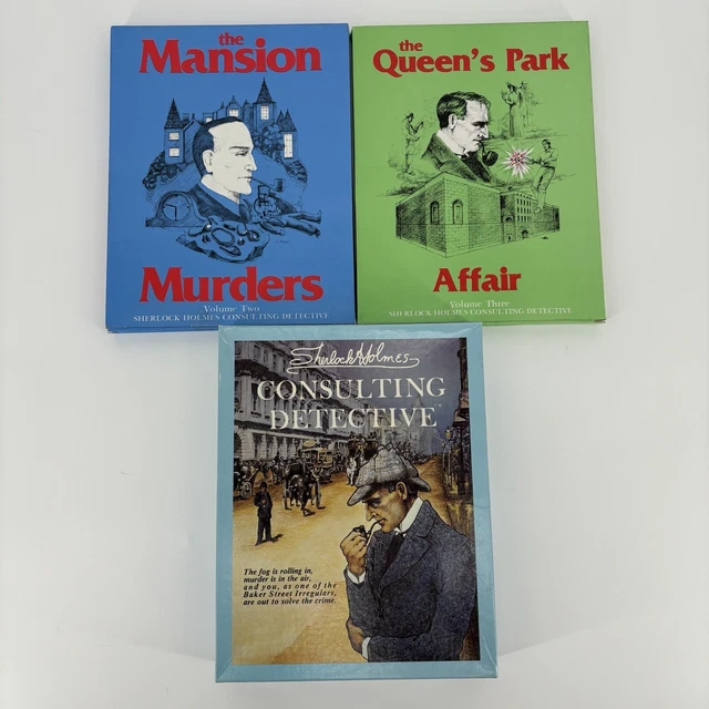SHERLOCK HOLMES CONSULTING Detective Game + Mansion Murders + Queens ...