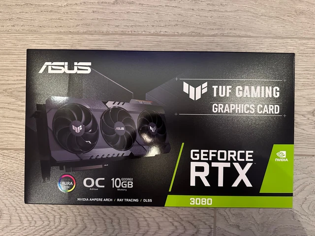 ASUS TUF GAMING GeForce RTX 3080 OC 10gb EMPTY PACKAGING BOX ONLY*** £ ...