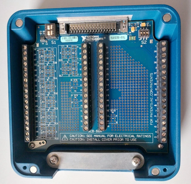 NATIONAL INSTRUMENTS NI SCB-68A 68pin DAQ I/O terminal block, good ...