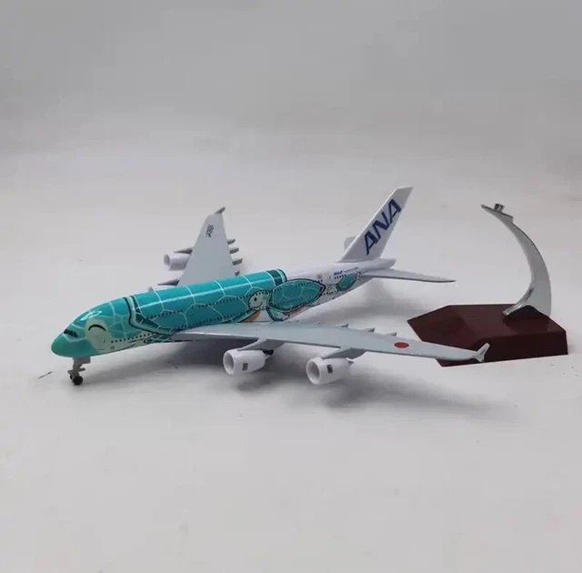 1/400 SCALE AIRPLANE Model - ANA Airbus A380 Blue Livery With Landing ...
