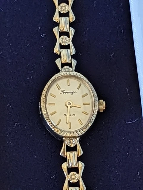 SOLID GOLD WATCH 375/9ct Sovereign £185.00 - PicClick UK SOLID GOLD WATCH 375/9ct Sovereign £185.00 - PicClick UK