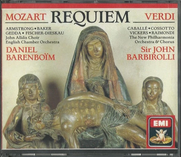 WOLFGANG AMADEUS MOZART Giuseppe Verdi Sheila Armstrong Janet Baker ...