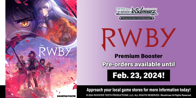 RWBY - PREMIUM Booster Box Weiss Schwarz $39.99 - PicClick