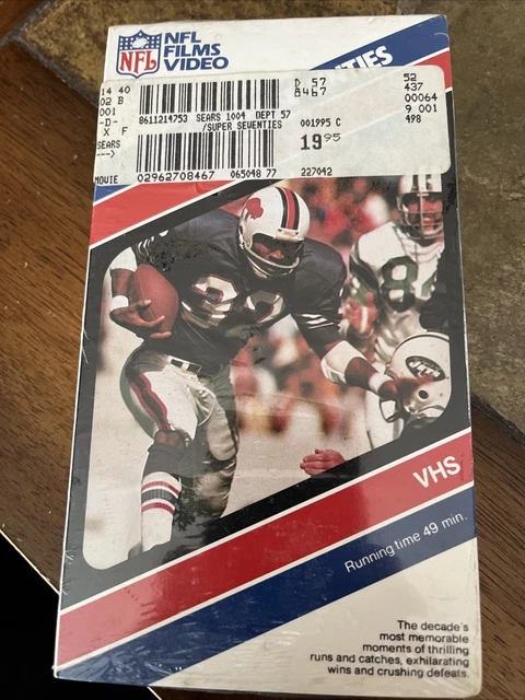 RARE NFL FILMS Vhs Super Seventies Brand New And Sealed Walter Payton ...