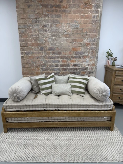 LOAF DAY BED Sofa Bed Guest Bed French Mattress Bolsters And Cushions ...