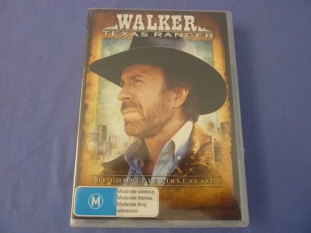 WALKER TEXAS RANGER DVD Boxset 1993 Complete Season 1 Chuck Norris R4 ...