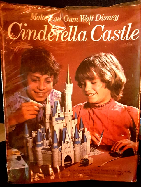 MAKE YOUR OWN Walt Disney Cinderella Castle Paper Craft Model Kit 1970 ...