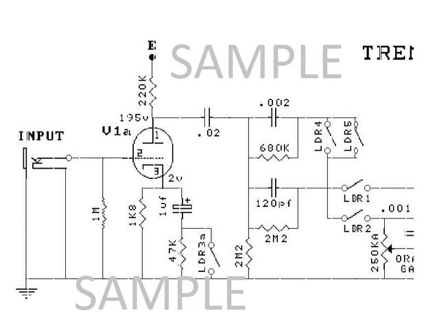 MESA/BOOGIE TREMOVERB DUAL Rectifier Tube Amp Electronic Diagram ...