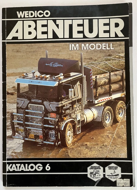 RARITÄT, KELLERFUND, WEDICO Katalog 1985 LKW und Hegi Schiffe, inkl ...