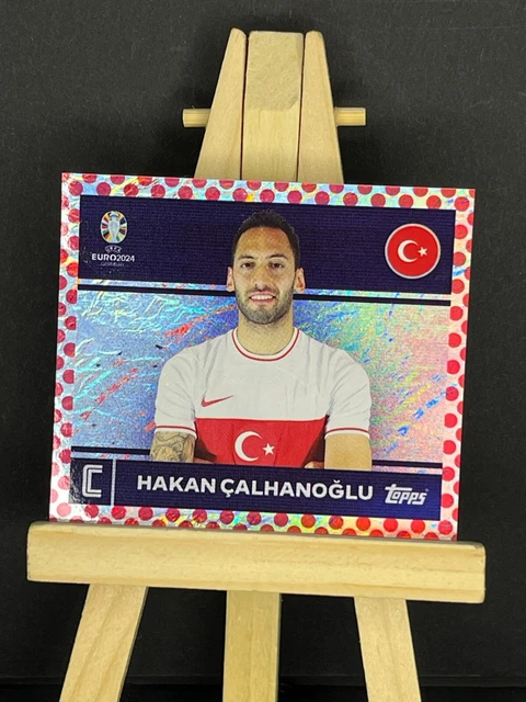 TOPPS UEFA EURO 2024 Sticker - HAKAN CALHANOGLU - TURN 2 - EURO BORDER ...