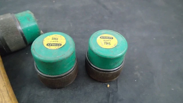 VINTAGE STANLEY 696 Hammer Soft Face Hammer W/ Two Replacement Tips ...