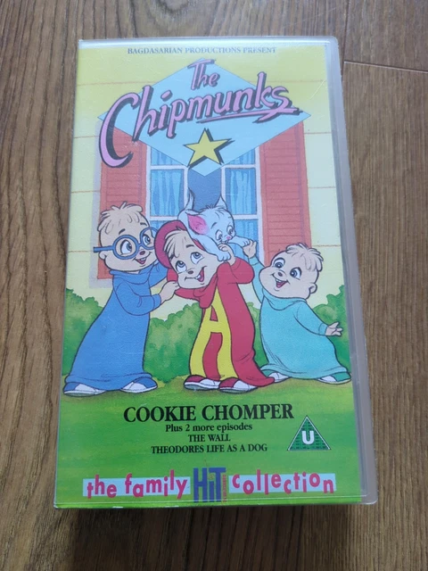 THE CHIPMUNKS COOKIE Chomper 2 Other Stories VHS Tape £11.99 - PicClick UK