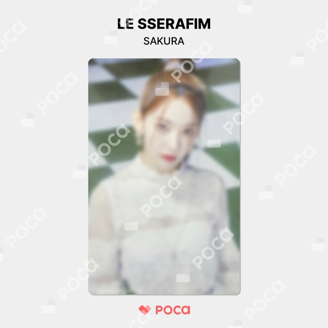 [LE SSERAFIM SAKURA] FEARLESS (Ver.) UNIVERSAL Benefit Photocard EUR 21,12 - PicClick FR
