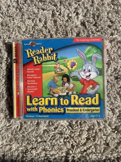 READER RABBIT LEARN to Read with Phonics Preschool & Kindergarten - NEW ...