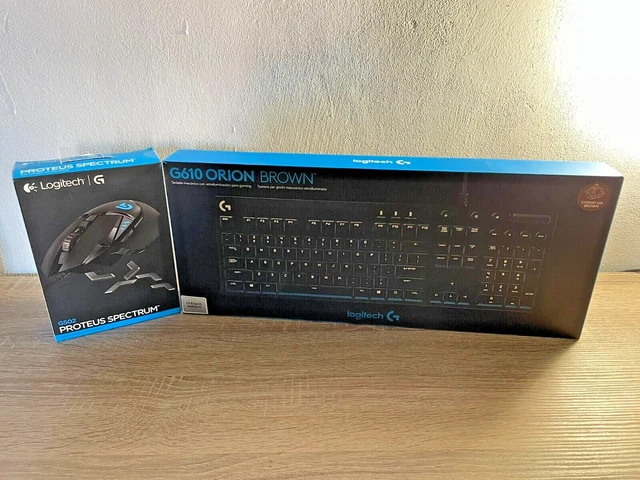 TASTIERA MECCANICA ENG Logitech G610 Orion Cherry Mx Brown + Mouse ...
