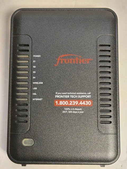 NETGEAR FRONTIER 7550 ADSL2+ Modem Router B90-755044-15 w/ Power Supply ...