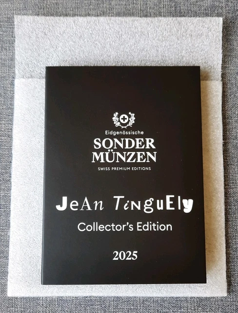 20 FRANKEN JEAN Tinguely Collector's Edition 2025 Schweiz Sondermünzen ...