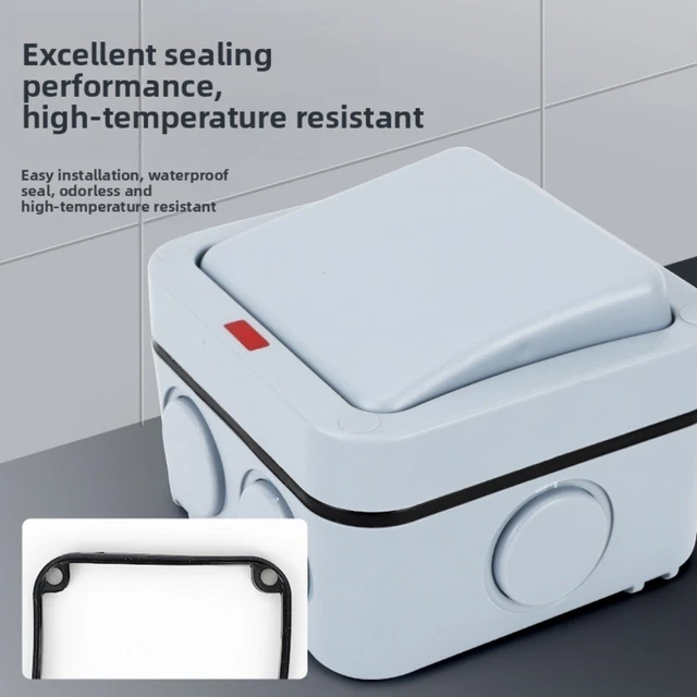 OUTDOOR LIGHT SWITCH Compact Wiring Space IP66 Rated Protection For ...