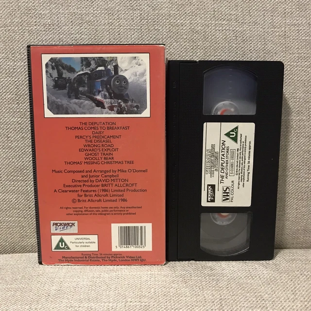 THOMAS THE TANK Engine And Friends - Vhs Video - The Deputation ...