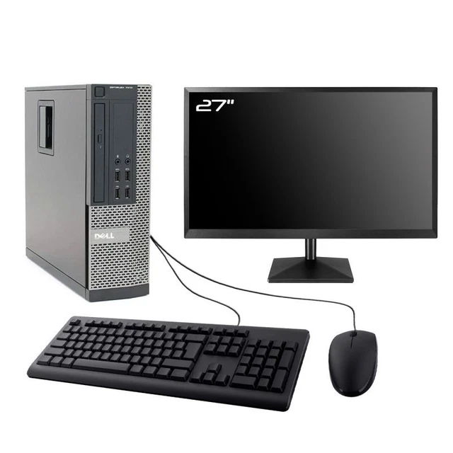 PC DELL OPTIPLEX 7010 SFF Ecran 27" Intel I7-3770 RAM 32Go SSD 240Go W10 Wifi EUR 464,50 ...