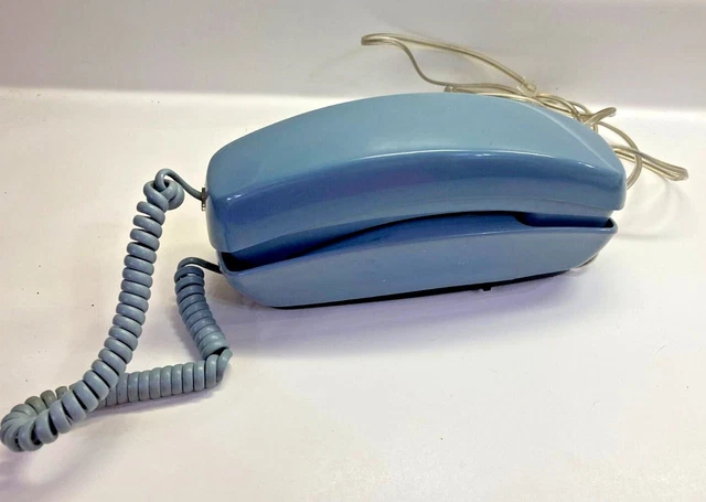 VINTAGE BLUE CONAIR phone Model SW204 Corded push button Telephone ...