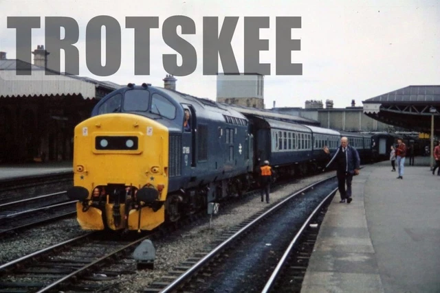 35MM SLIDE BR British Railways Diesel Loco Class 37 37186 Sheffield ...