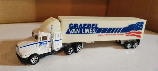 T6 HO SCALE Trailer Semi Truck Model Layout GRAEBEL VAN LINE HELPING ...