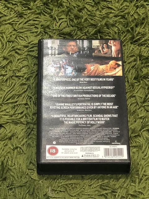 SCANDAL VHS PALACE VIDEO CASSETTE - John Hurt , Ian Mckellen , Bridget ...