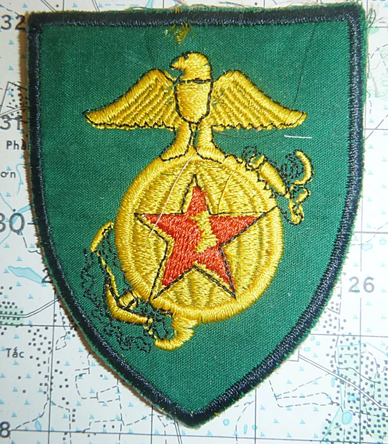RED STAR PATCH - VNMC - RVN MARINE FORCE - Saigon Military - Vietnam ...